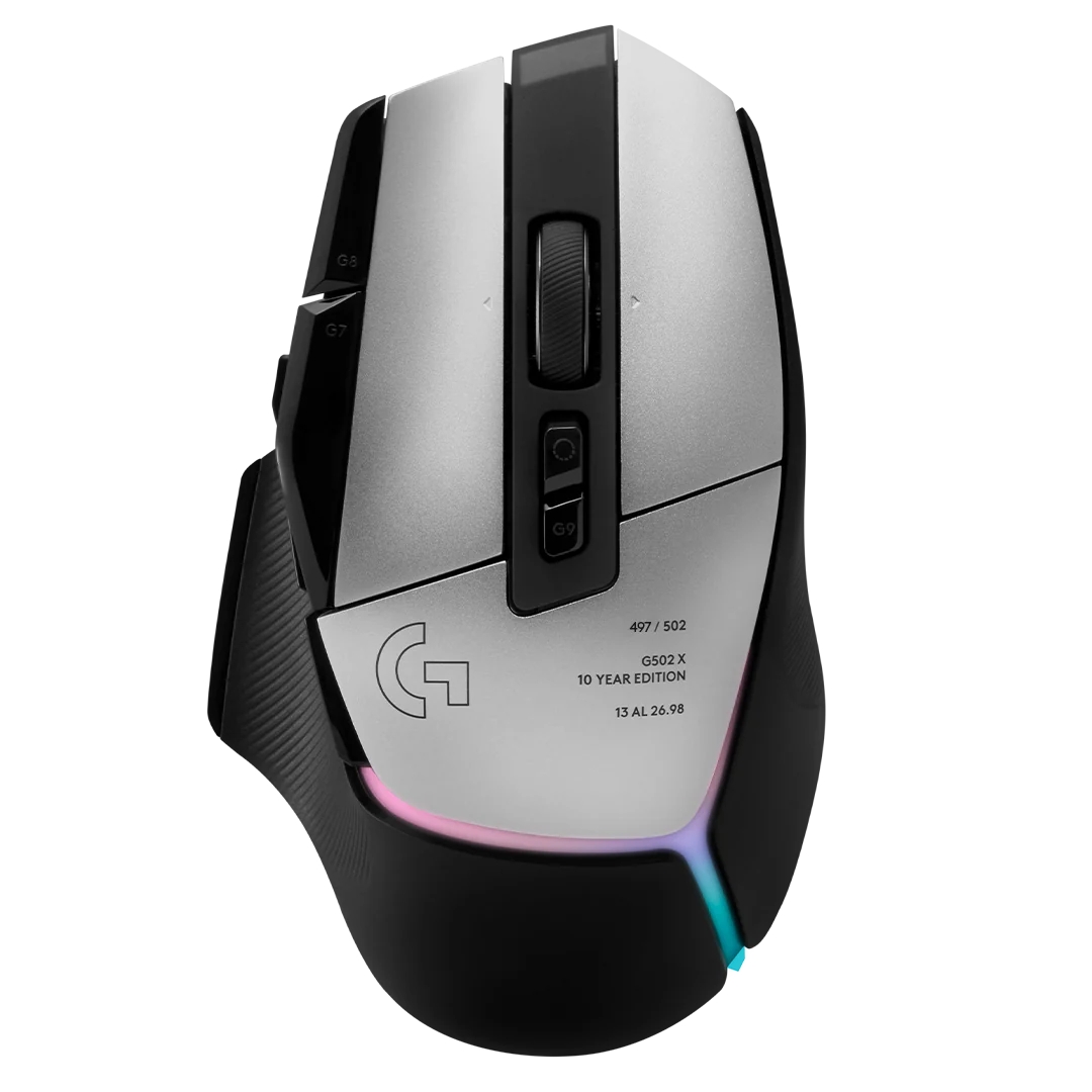 Logitech 推出 G502 X PLUS 鋁合金電競滑鼠，紀念首款 G502 滑鼠問世 10 週年，全球限量 502 隻 | LINE購物