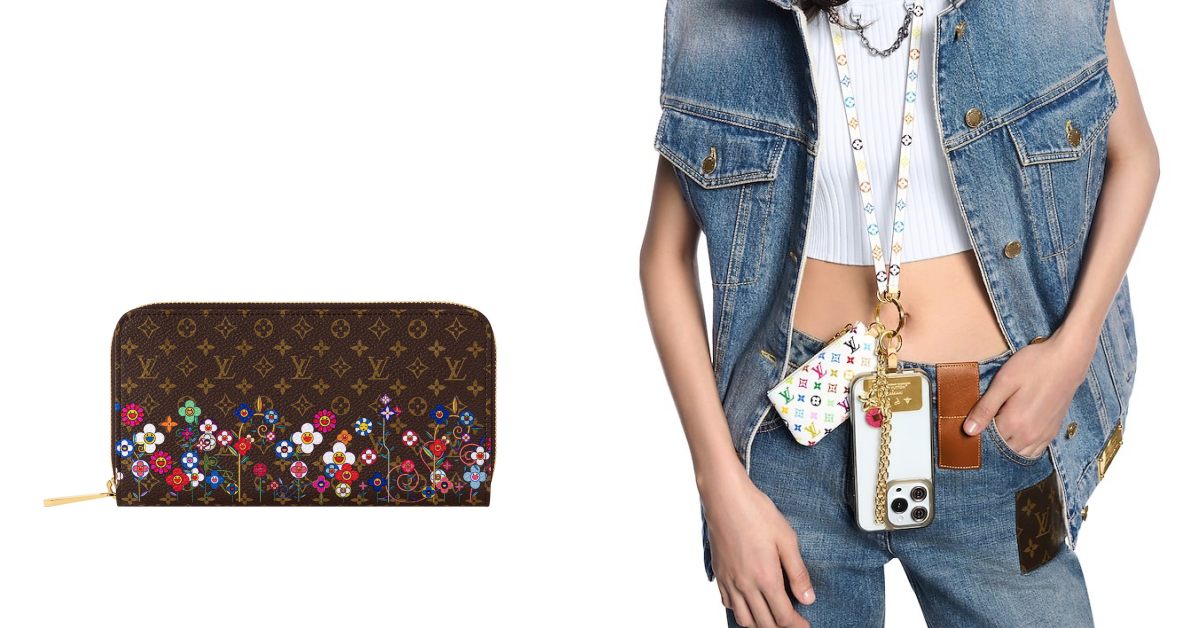 LVx村上隆聯名「錢包」推薦6款：笑臉小花短夾三萬入手，超實用「老花掛繩零錢包」連手機也能裝！ | LINE購物