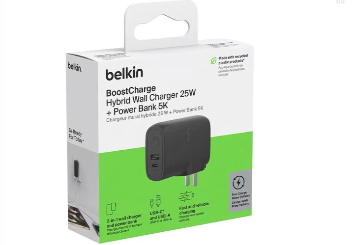 是旅充也是行動電源 Belkin 2 合 1 旅充行動電源可換多國規格插頭 | LINE購物